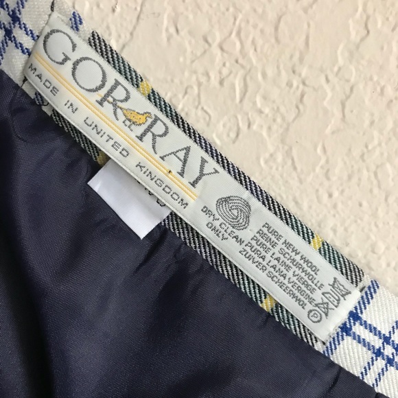 Gor-Ray | Skirts | Vintage Gor Ray Tartan Wool Pleated Skirt | Poshmark